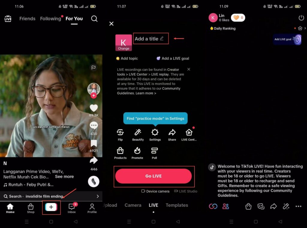 Apakah Akun Baru Tiktok Bisa Live Streaming Serta Triknya